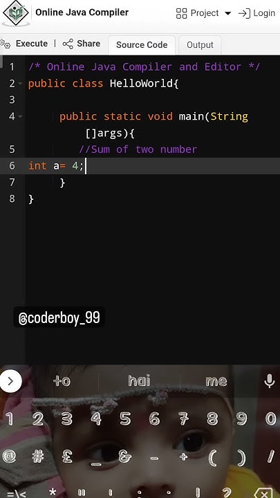 Sum Of Two Number In Java Java Programming Developer Java Javaprogramming Youtube