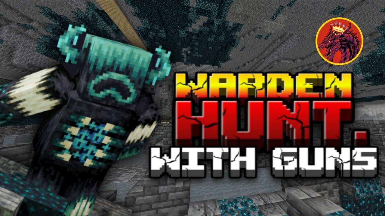 Minecraft: Warden Hunt With Guns | Mo'Guns & MCDoom Gameplay - YouTube