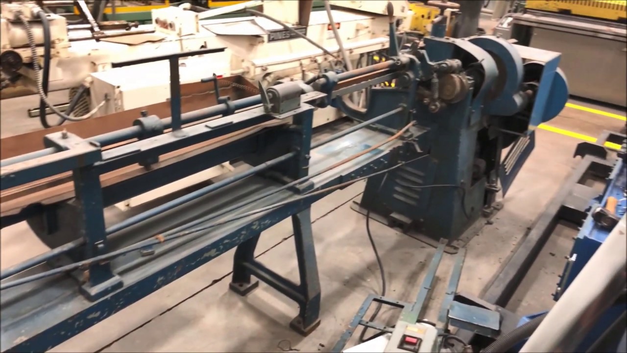 Used 1/4" Lewis Wire Straightening & Cutoff Machine, #23906 - YouTube