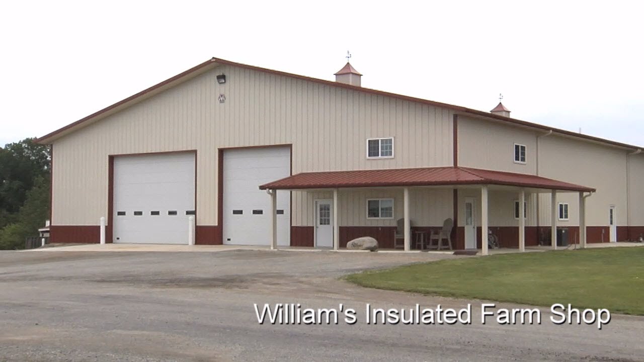 William's Insulated Farm Shop - YouTube