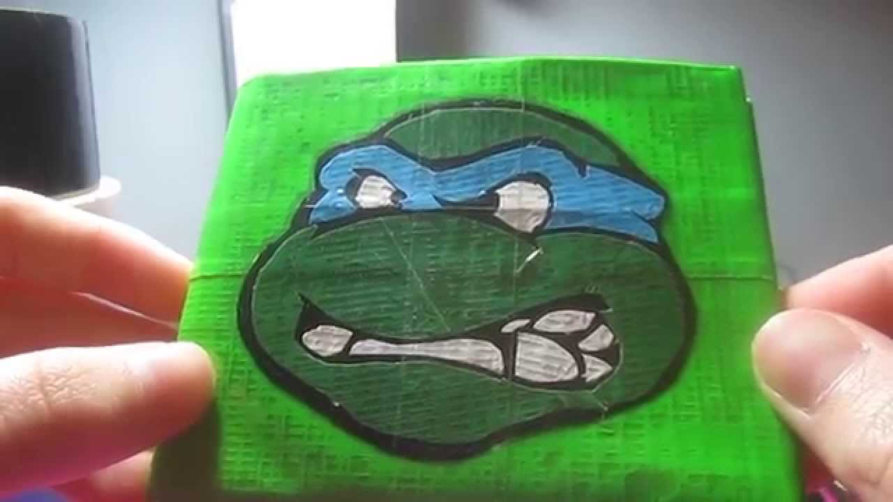 Donatello Duct Tape Wallet (Ninja Turtles) - YouTube