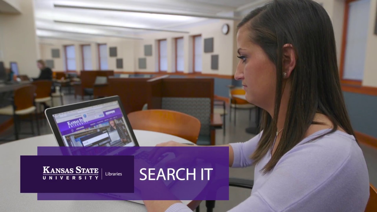 Discover K-State Libraries: Search It - YouTube