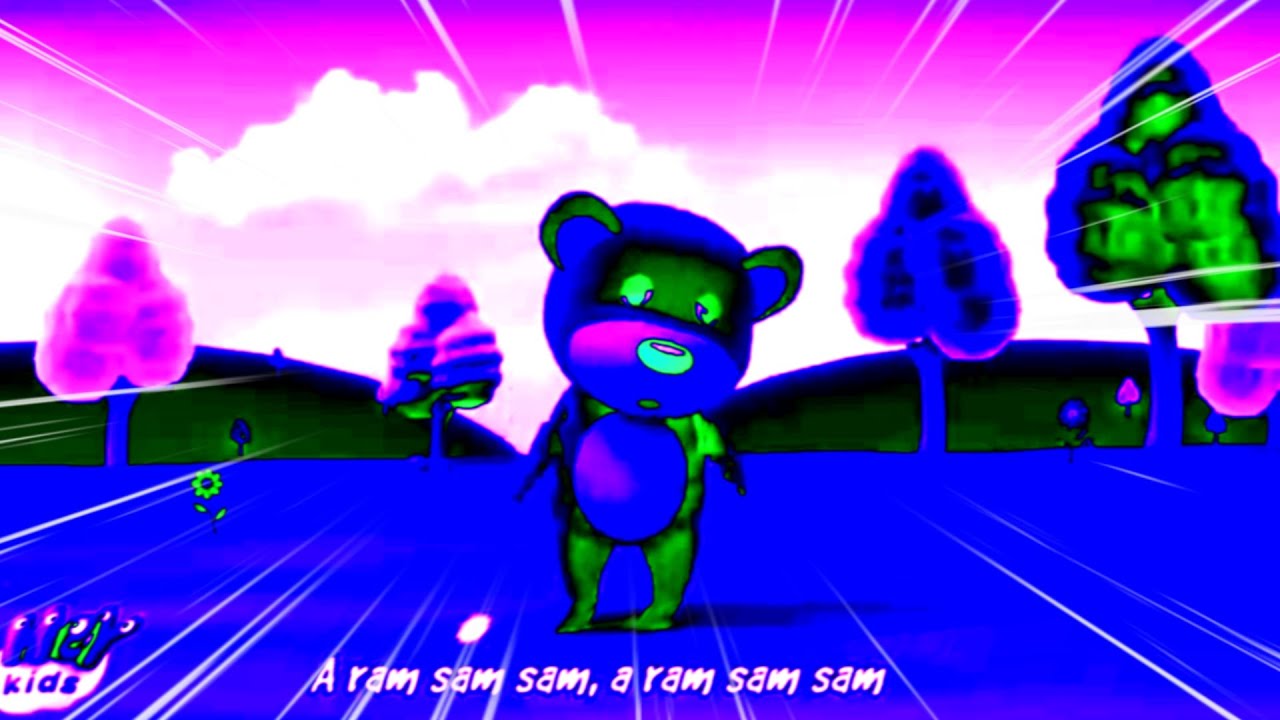 The bear dance a ram sam sam and please soo happy// # cartoon video ...