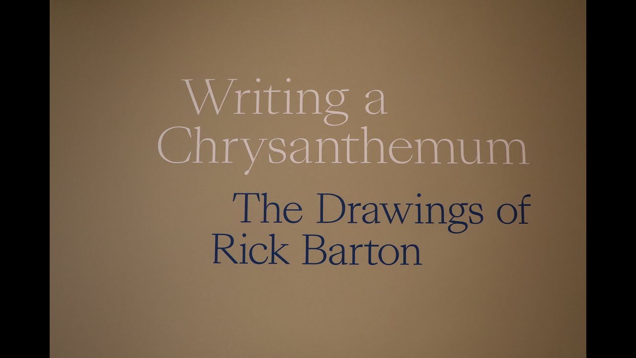 ЖИЗНЬ В США Writing a Chrysanthemum The Drawings of Rick Barton Фильм 181 - YouTube