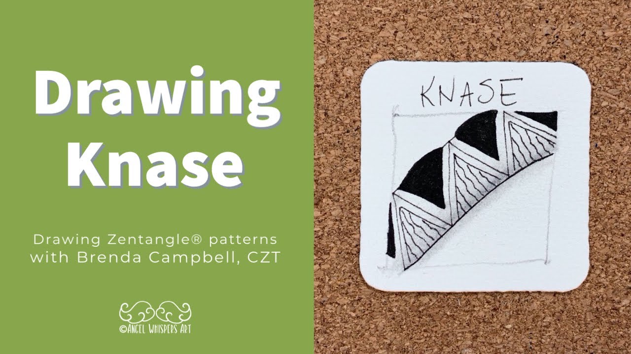 Drawing Zentangle® Patterns | Angel Whispers Art | Knase - YouTube