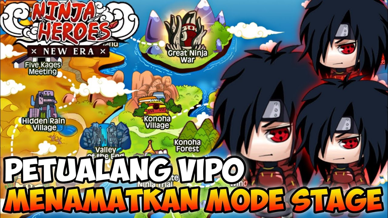 Perjuangan VIP 0 Menamatkan Mode Stage Normal - Ninja Heroes New Era ...