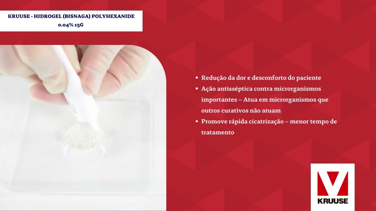 HIDROGEL POLYHEXANIDE 0.04% 15G | Kruuse | Covetrus Brasil - YouTube