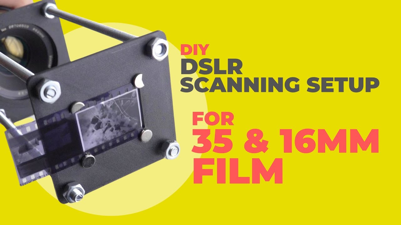 DSLR Scanning Setup for 35 &16mm still photography film. - YouTube