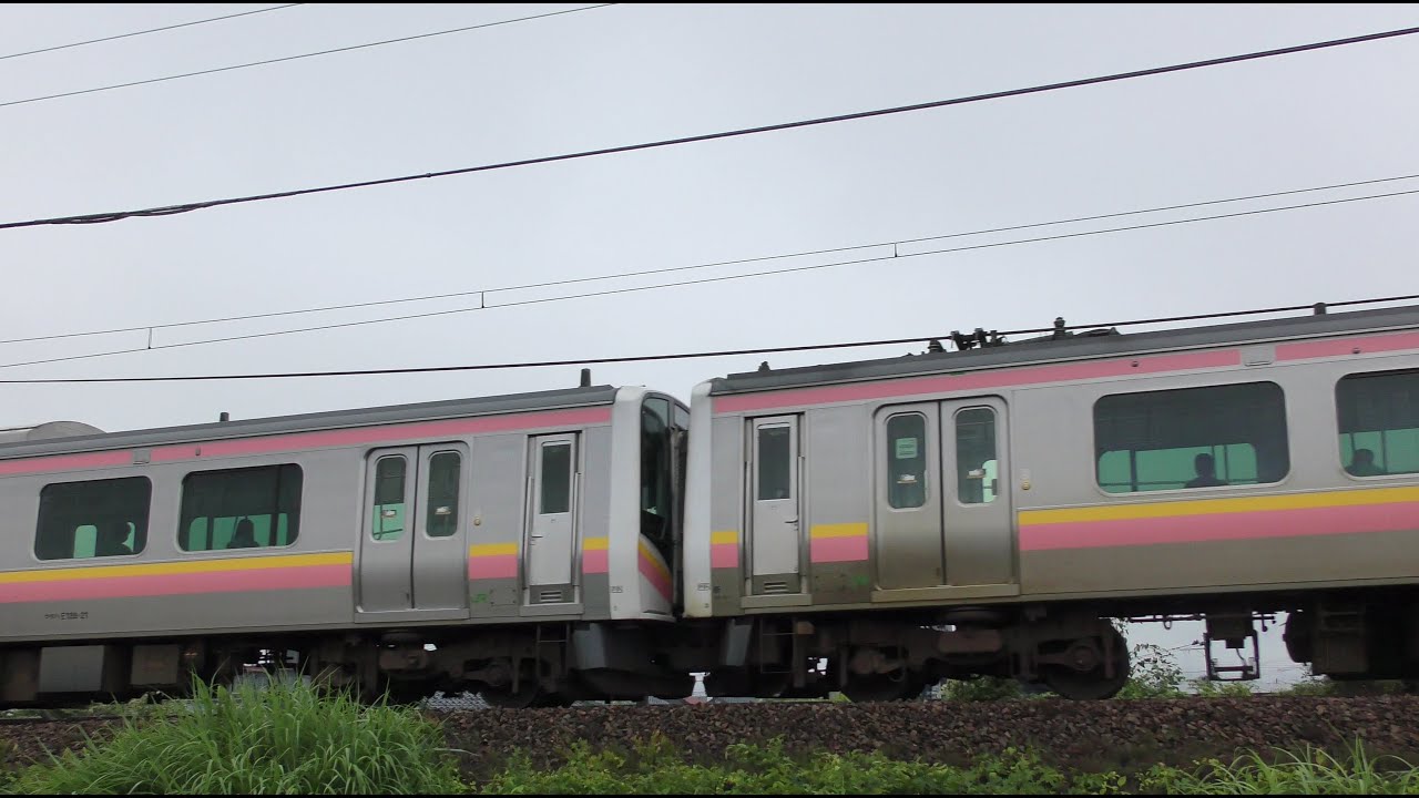 E129系B21+A24編成【4K】信越本線下り447M - YouTube