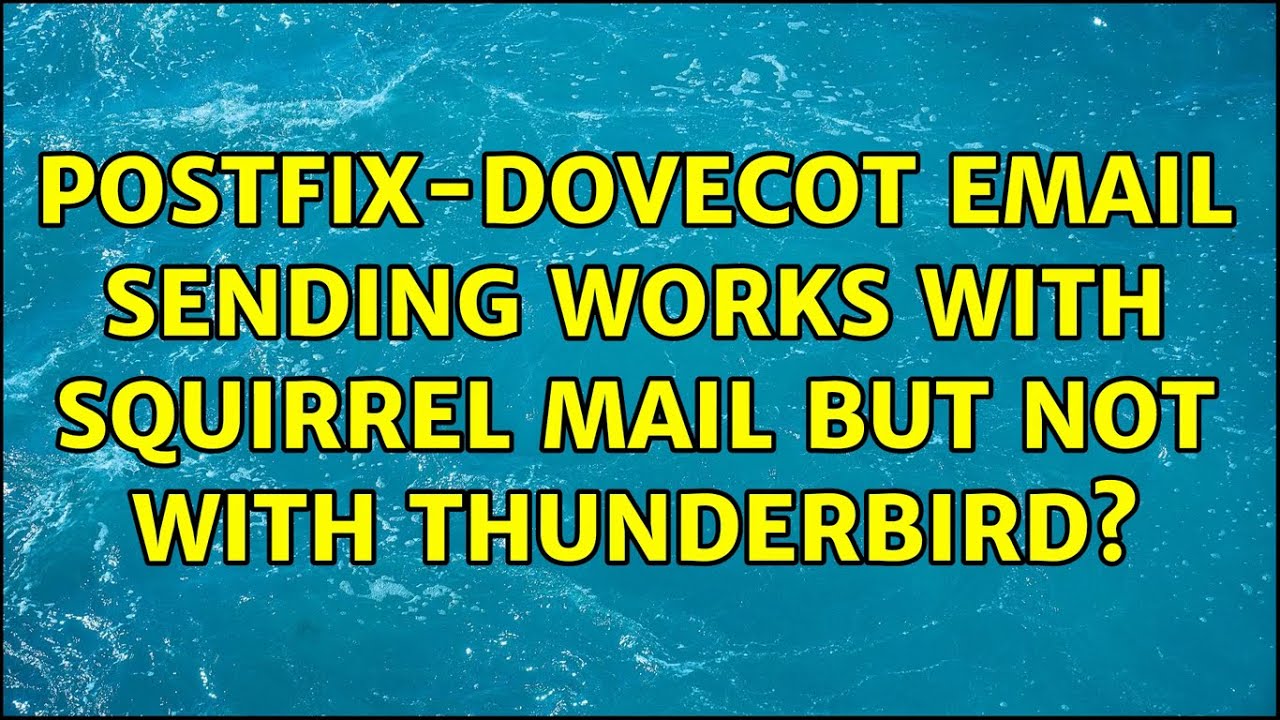 postfix-dovecot email sending works with squirrel mail but not with ...