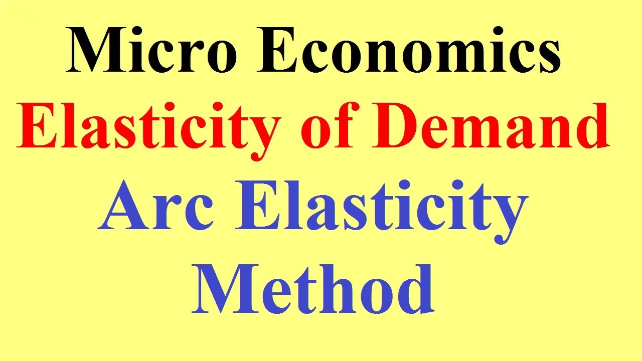 Arc Elasticity Method Point Elasticity Method Total Outlay Method arc-elasticity-method-point-elasticity-method-total-outlay-method