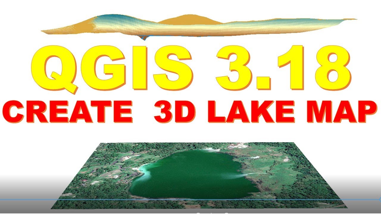 Creating 3D Lake Using QGIS - YouTube