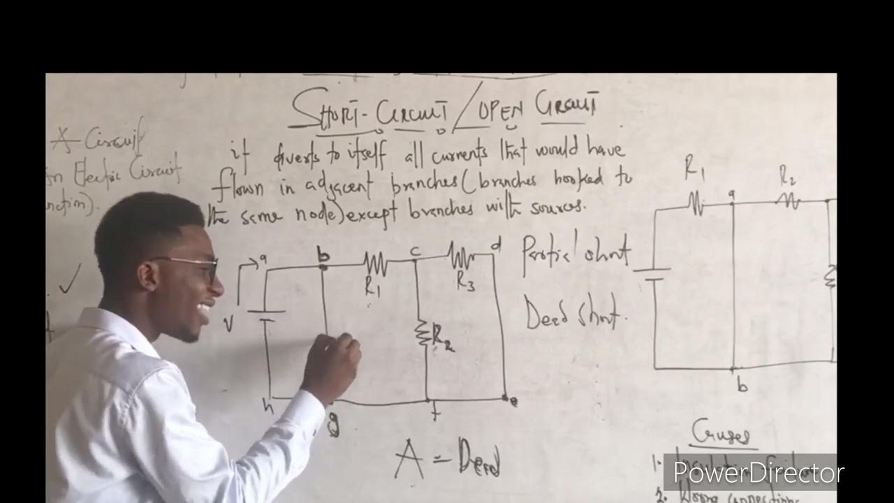 LESSON 2-APPLIED ELECTRICITY- Short Circuit And Open Circuit - YouTube