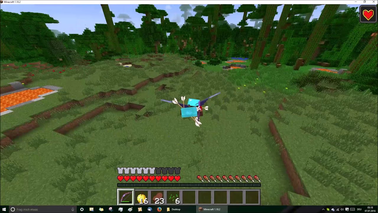 Only Minecraft Veterans remember this Punch Bow Elytra Technique! - YouTube