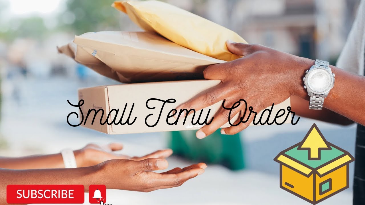 Small Temu Order - YouTube