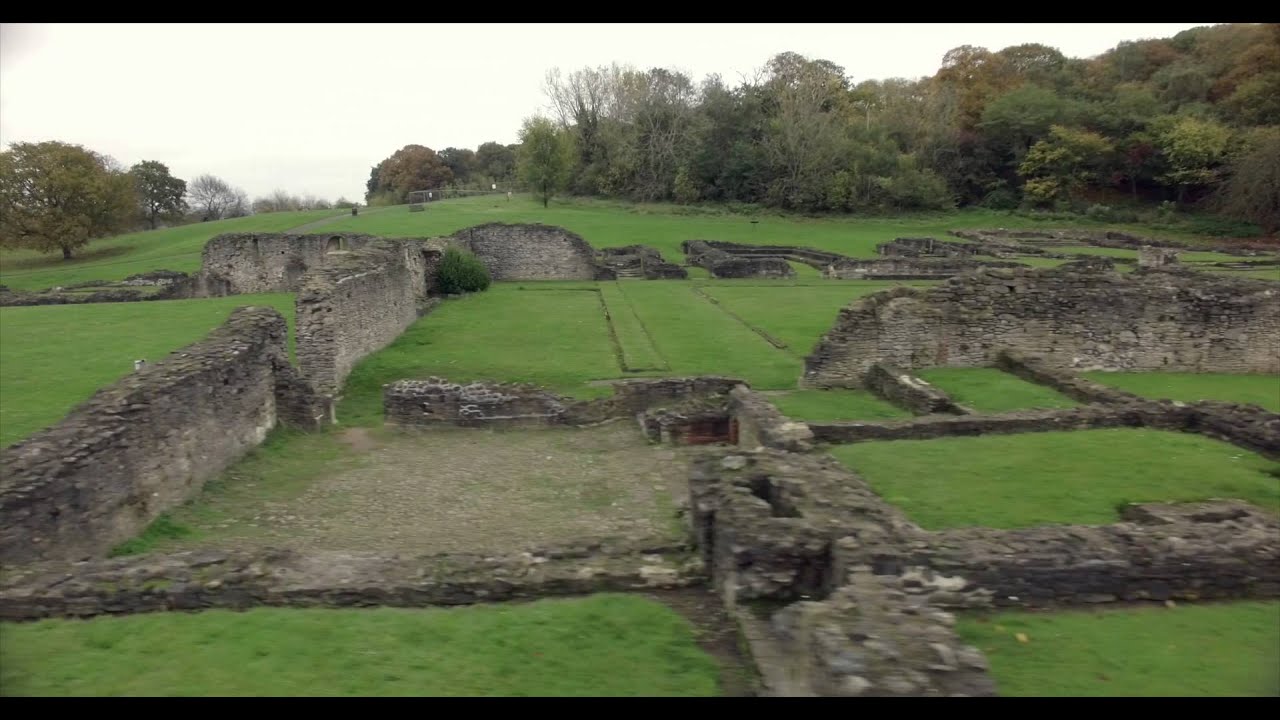 Lesnes Abbey Aerial View Abbey wood London UK - YouTube