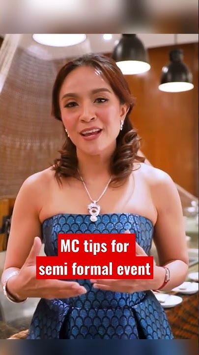 MC Tips for Semi Formal Event #mcbali #publicspeaking - YouTube