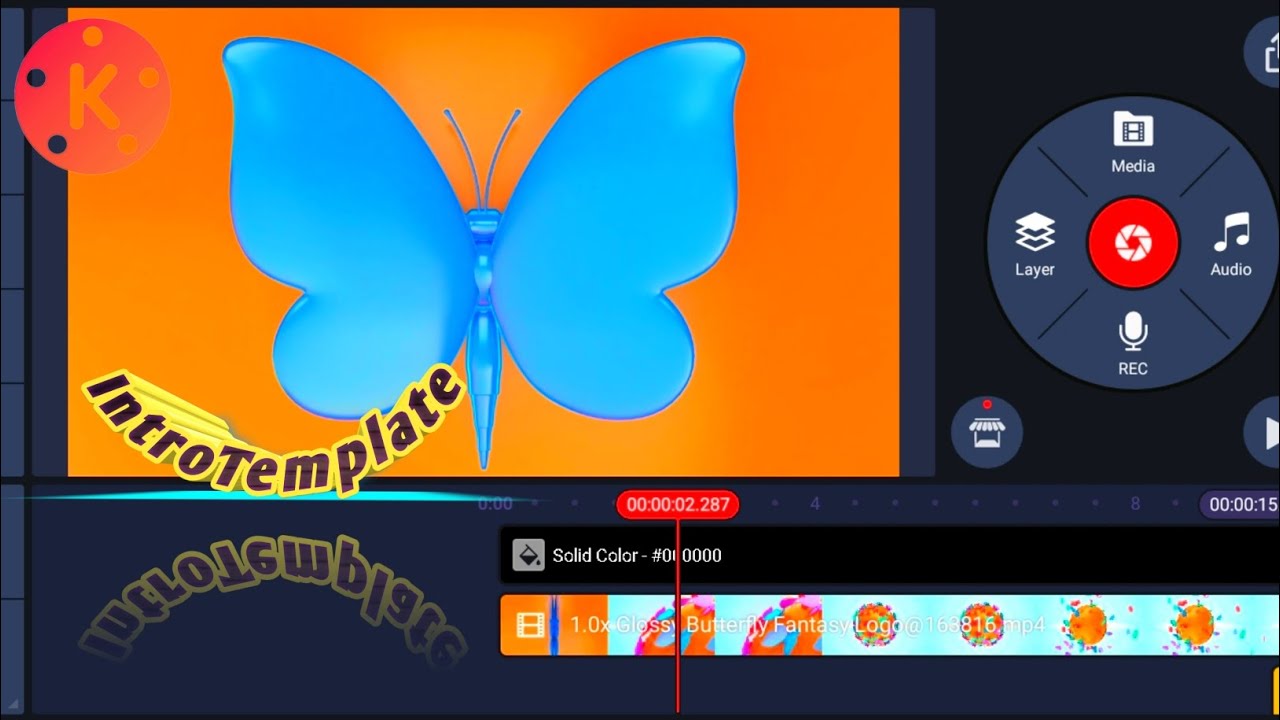 Butterfly Logo Reveal Intro Tutorial For YouTube || How to Make YouTube ...