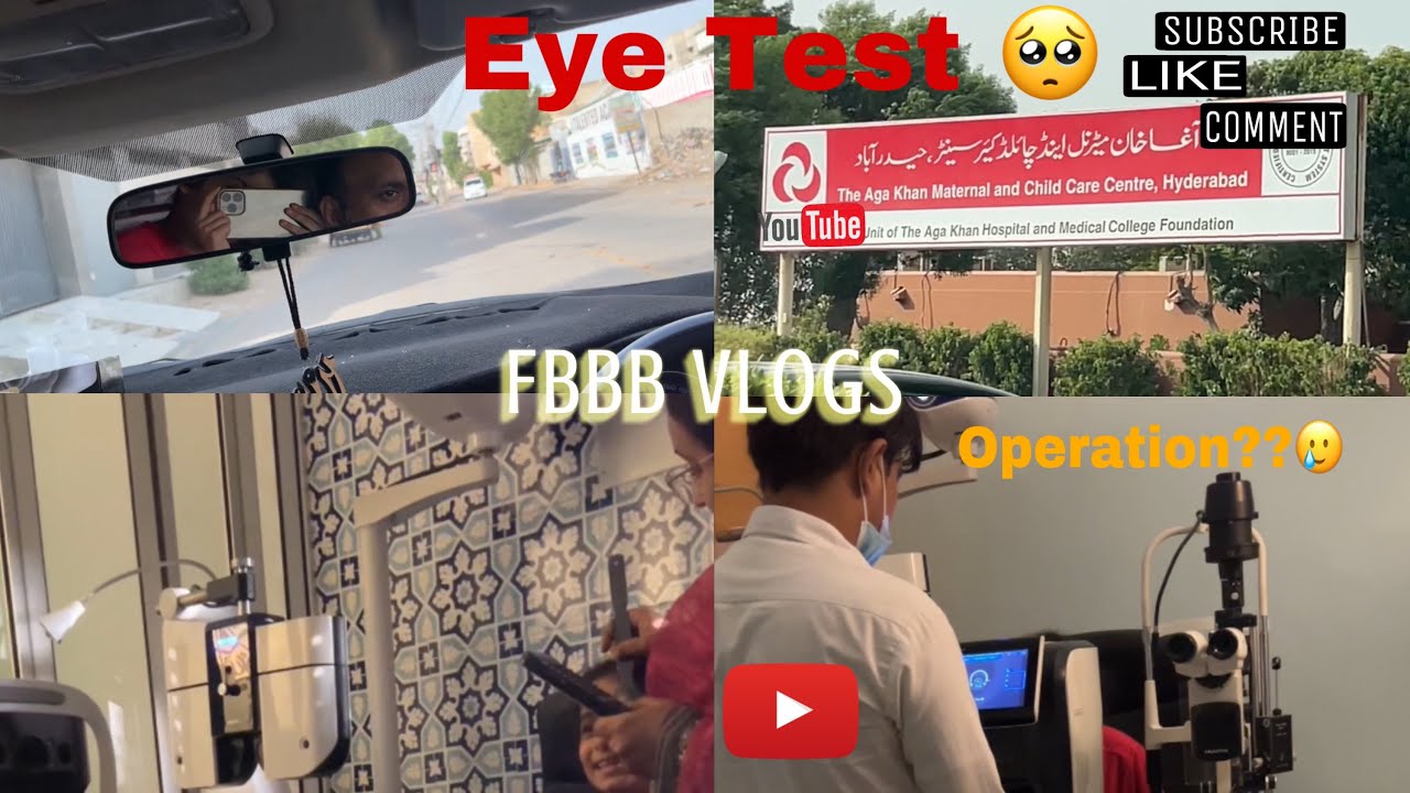 Eye Test👀 | Operation???🥺 | FBBB Vlogs #subscribe - YouTube