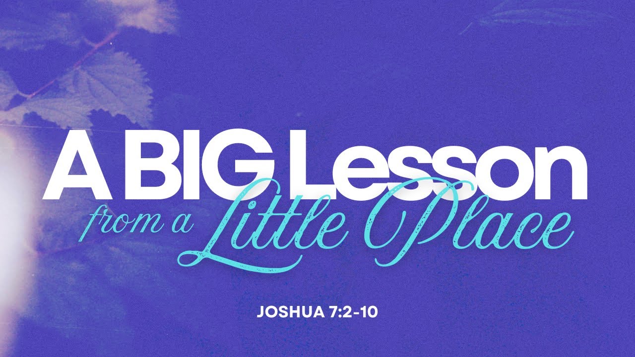 A BIG Lesson from a Little Place - YouTube