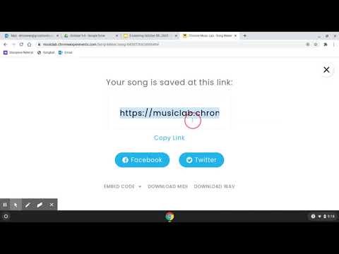 How to Save, Copy and Paste on Chrome Music Lab - YouTube