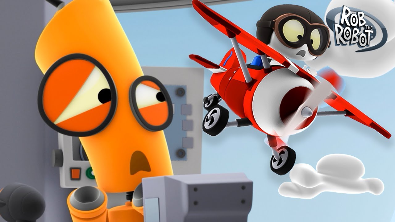 Aviation Adventures with Pilot Rob! | Rob The Robot | Preschool ...