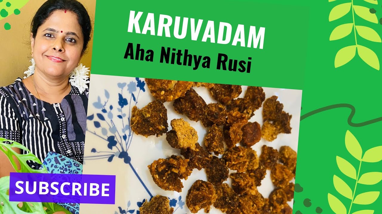 Karuvadam Recipe / how to make Karuvadam in tamil / Healthy Karuvadam ...