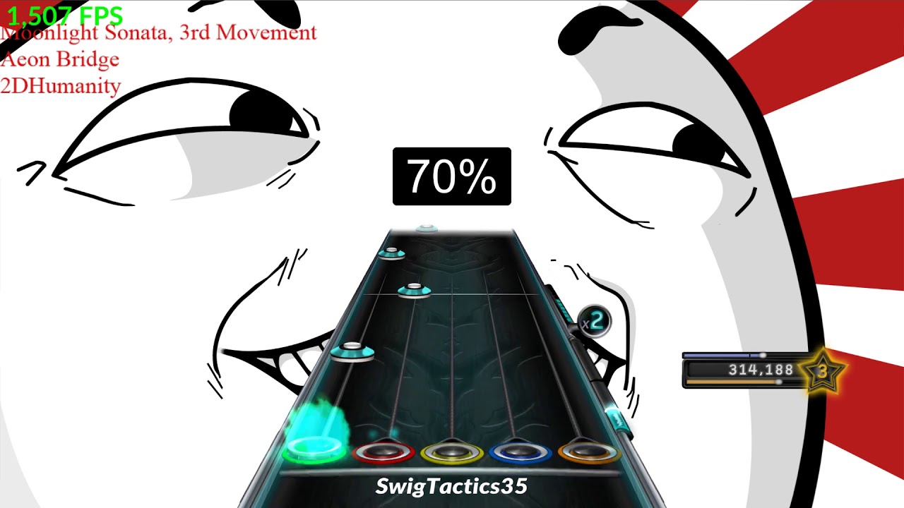 Aeon Bridge - Moonlight Sonata, 3rd Movement on Clone Hero