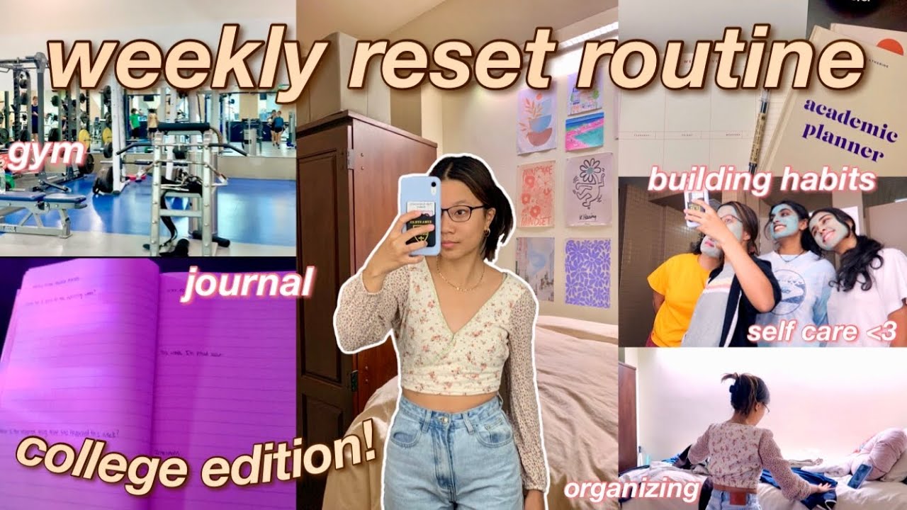 WEEKLY RESET ROUTINE! getting my life together (cleaning, to-do lists ...