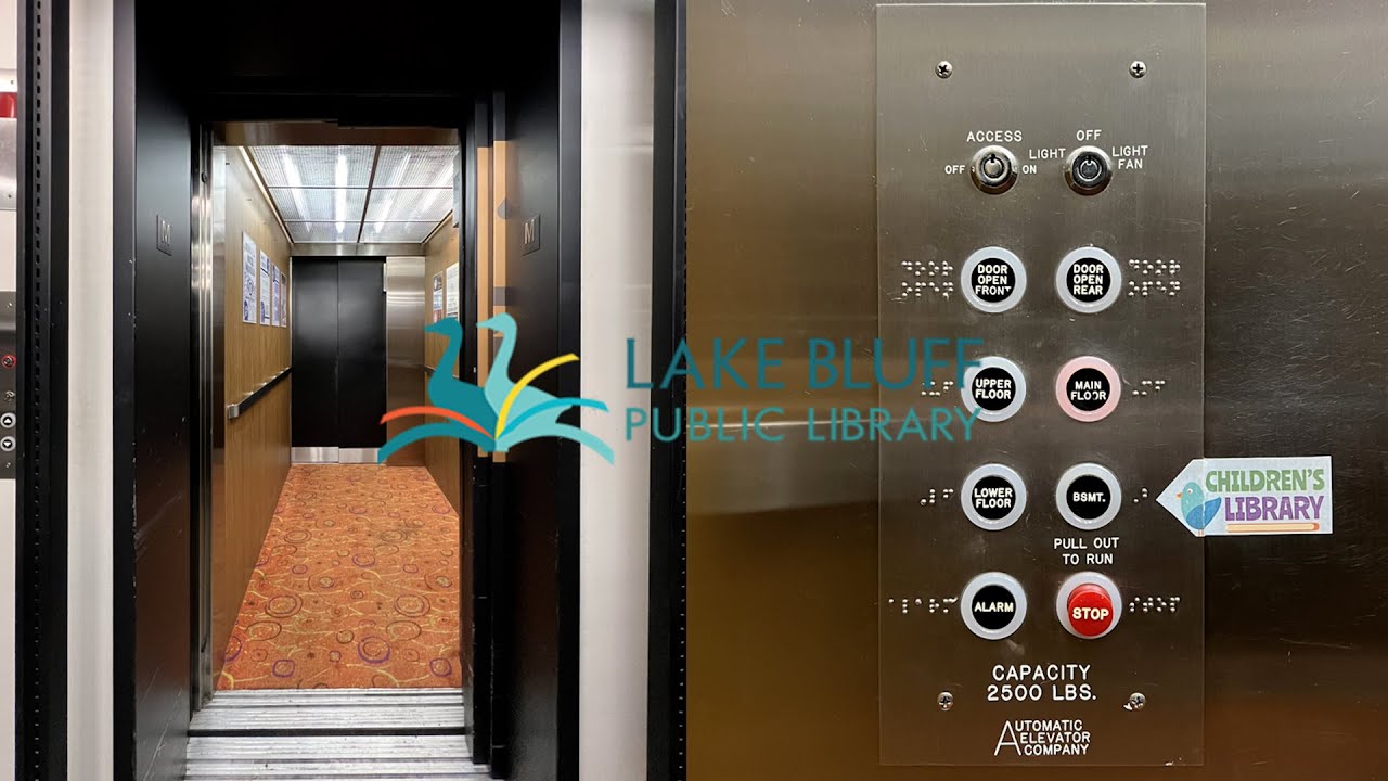 Neat Automatic Hydraulic Elevator - Lake Bluff Public Library - Lake ...