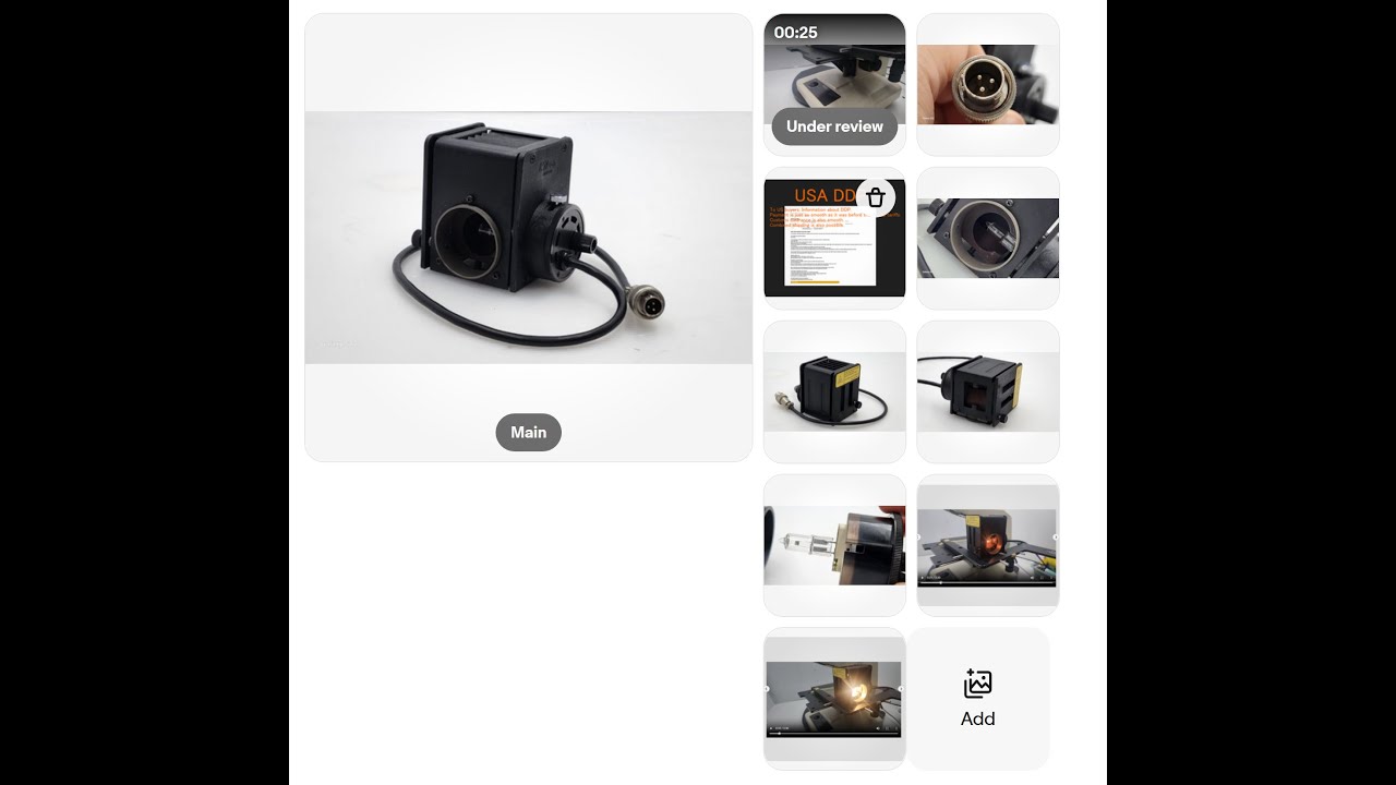 *Rare* Nikon Optiphot 150 Housing Lamp 33882 - YouTube