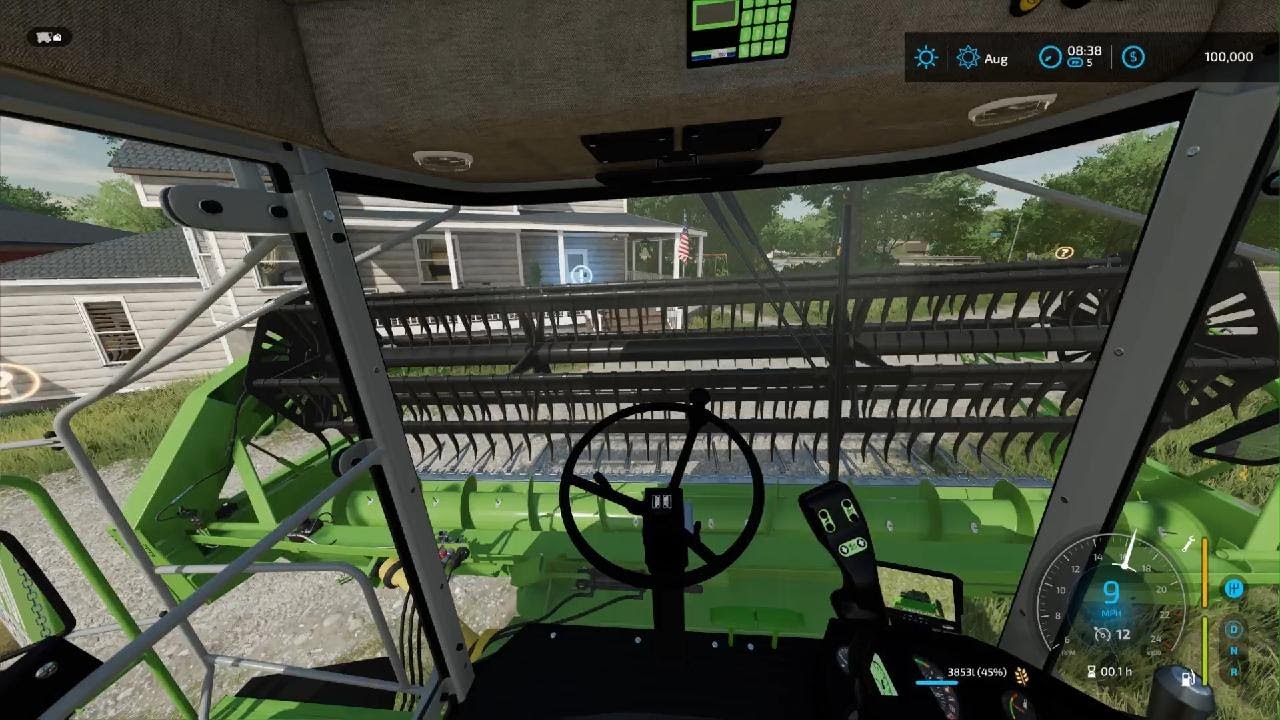 Farming Simulator 22 using steering wheel first time on FS22 PS5 - YouTube