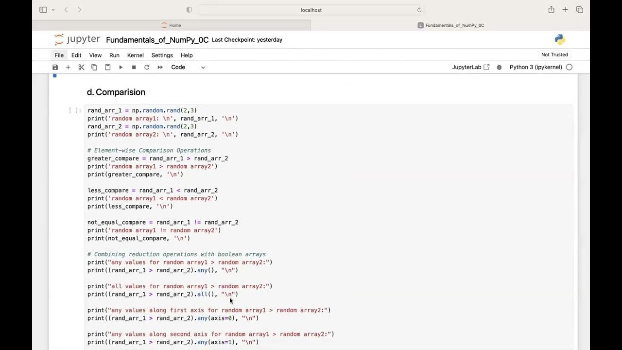 S24 Recitation 0C: Numpy Fundamentals Part 3 - YouTube