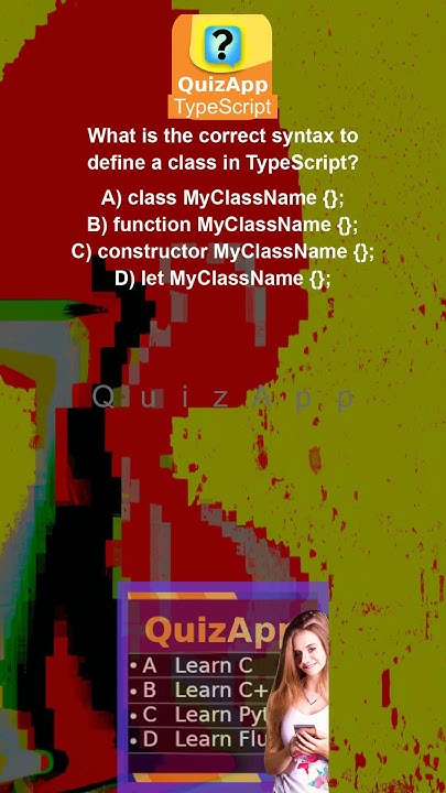 Typescript What Is The Correct Syntax To Define A Class In Typescript Youtube