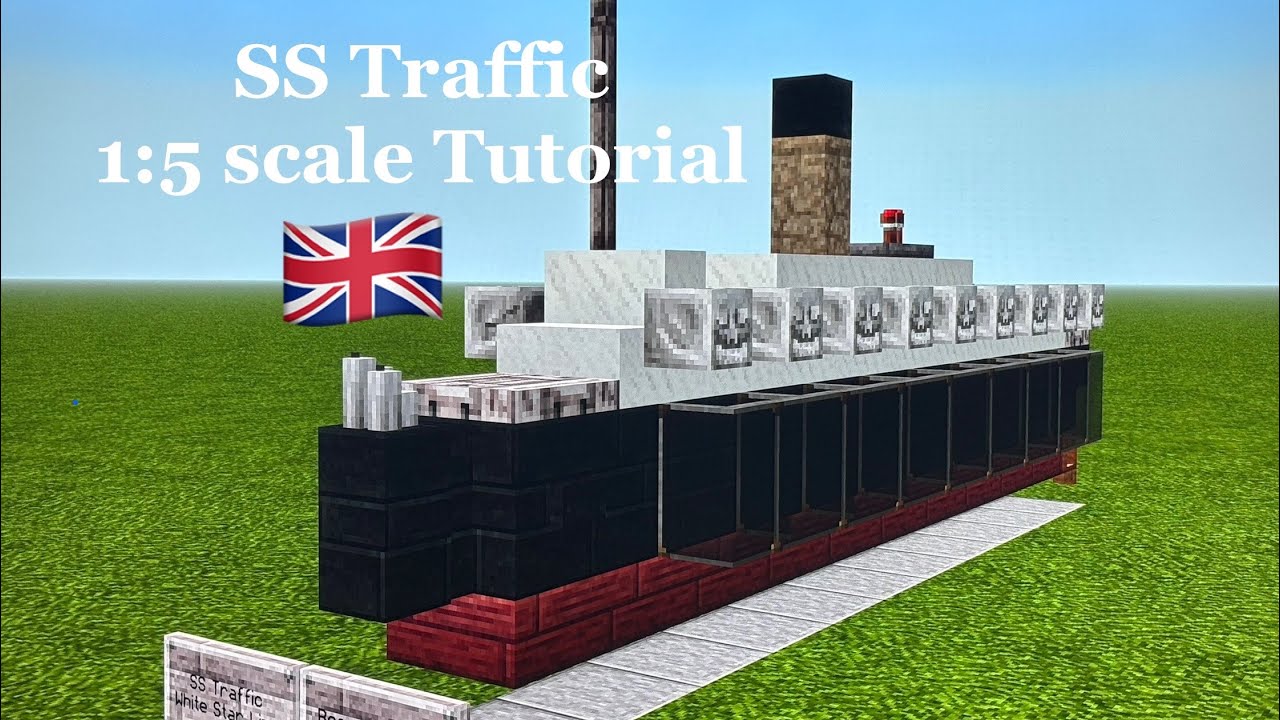 Minecraft SS Traffic 1:5 scale Tutorial | White Star Tender - YouTube