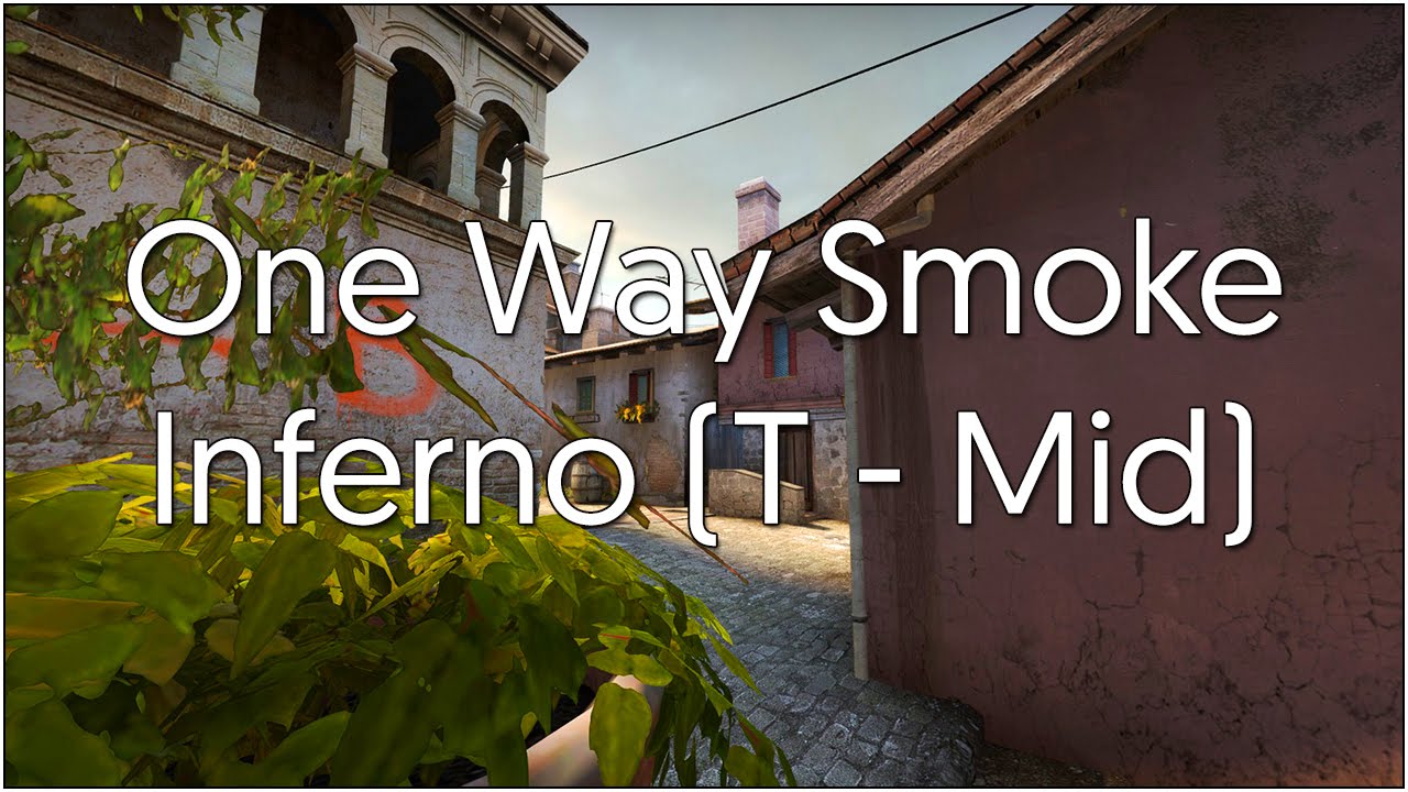 CS:GO - One Way Smoke : Inferno (T - Mid) - YouTube