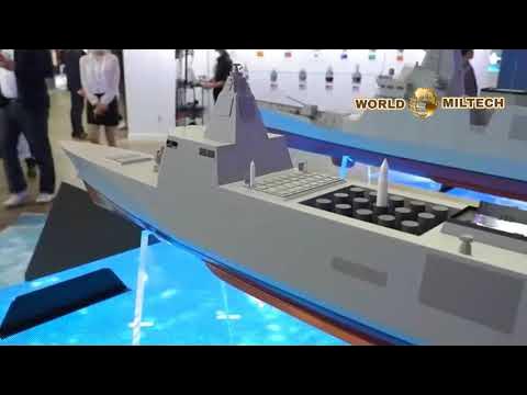 MADEX 2023: HHI displays KDDX-S "Smart Destroyer" - YouTube