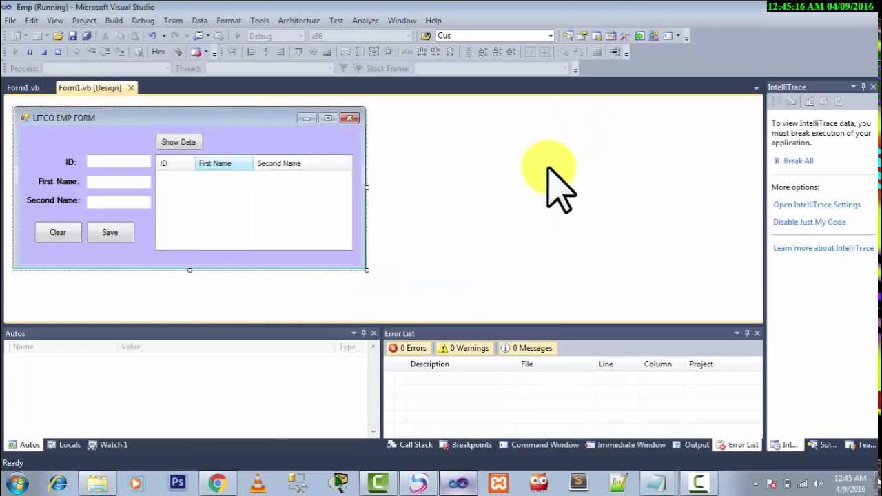 VB net Input Validation and Clear Button Lesson 3 - YouTube