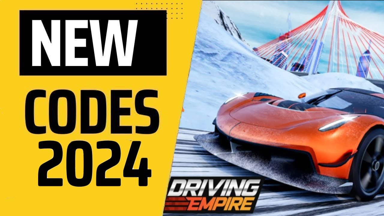 DRIVING EMPIRE CODES || DRIVING EMPIRE CODES 2024 || ROBLOX DRIVING ...