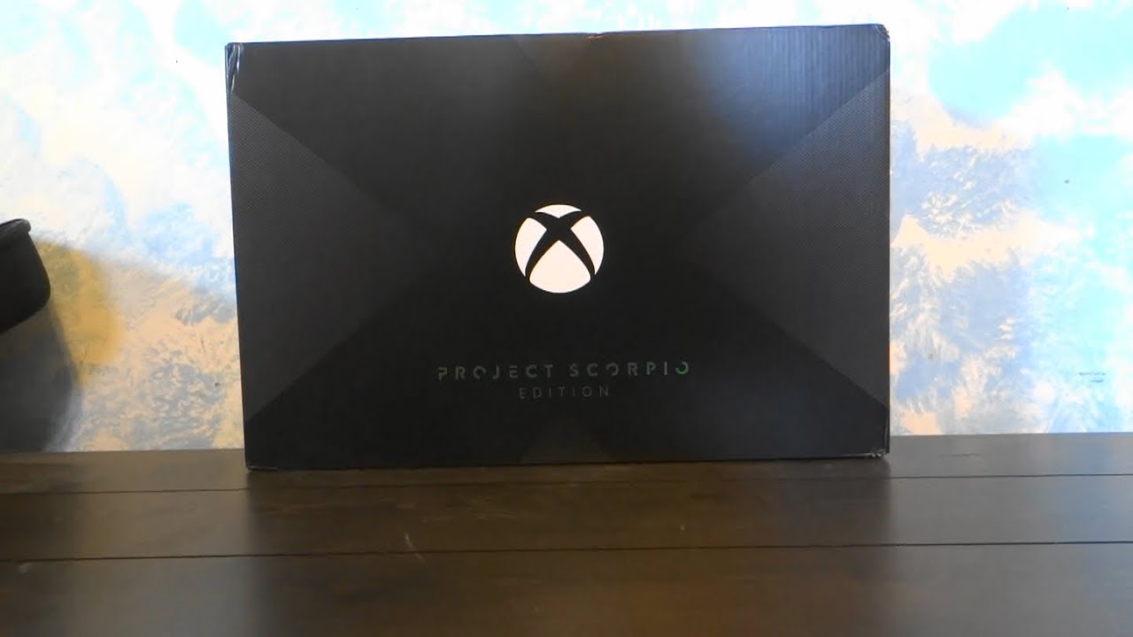 Microsoft Xbox One X Project Scorpio Edition: UnBoxing - YouTube