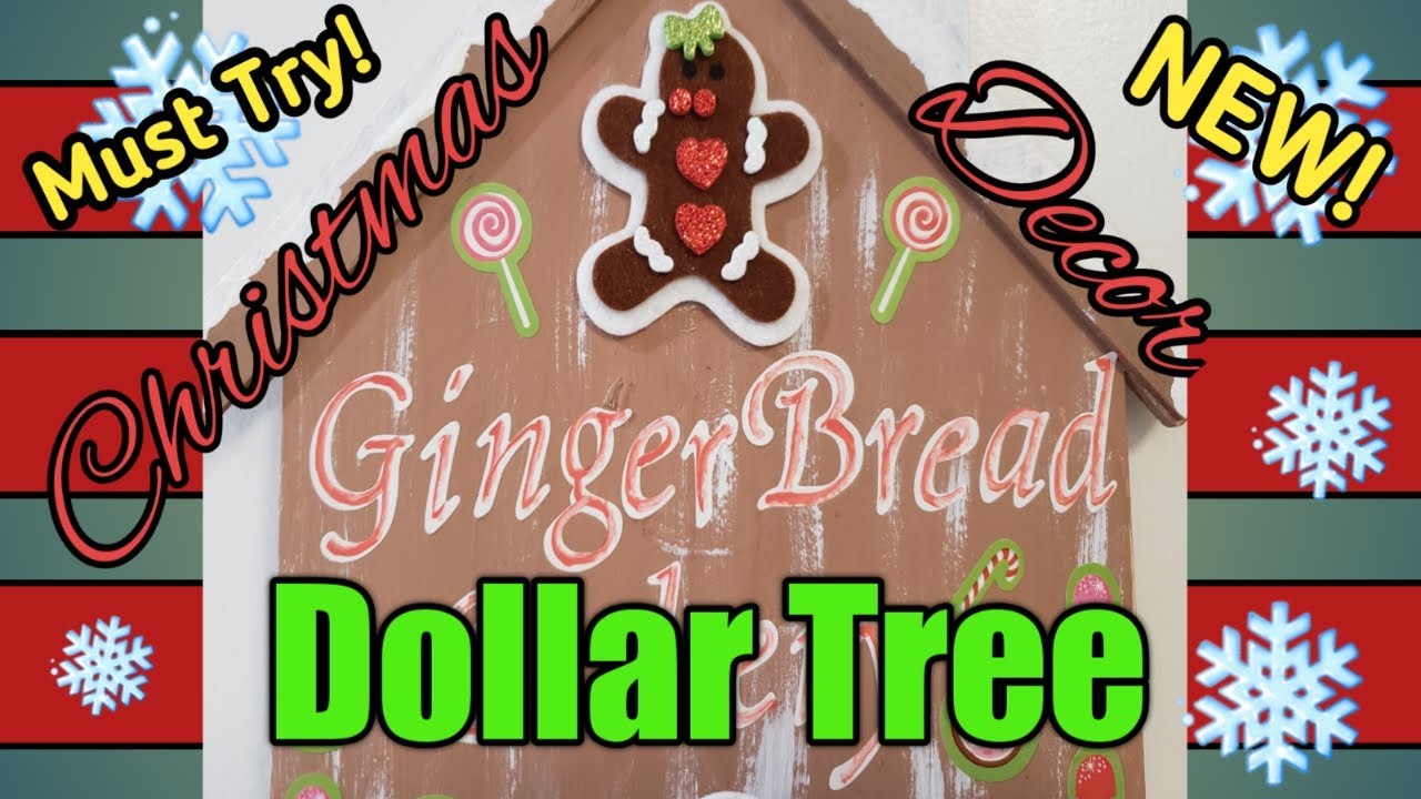 Must Try Christmas DIY | Dollar Tree Decor Makeover | Gingerbread Ideas ...
