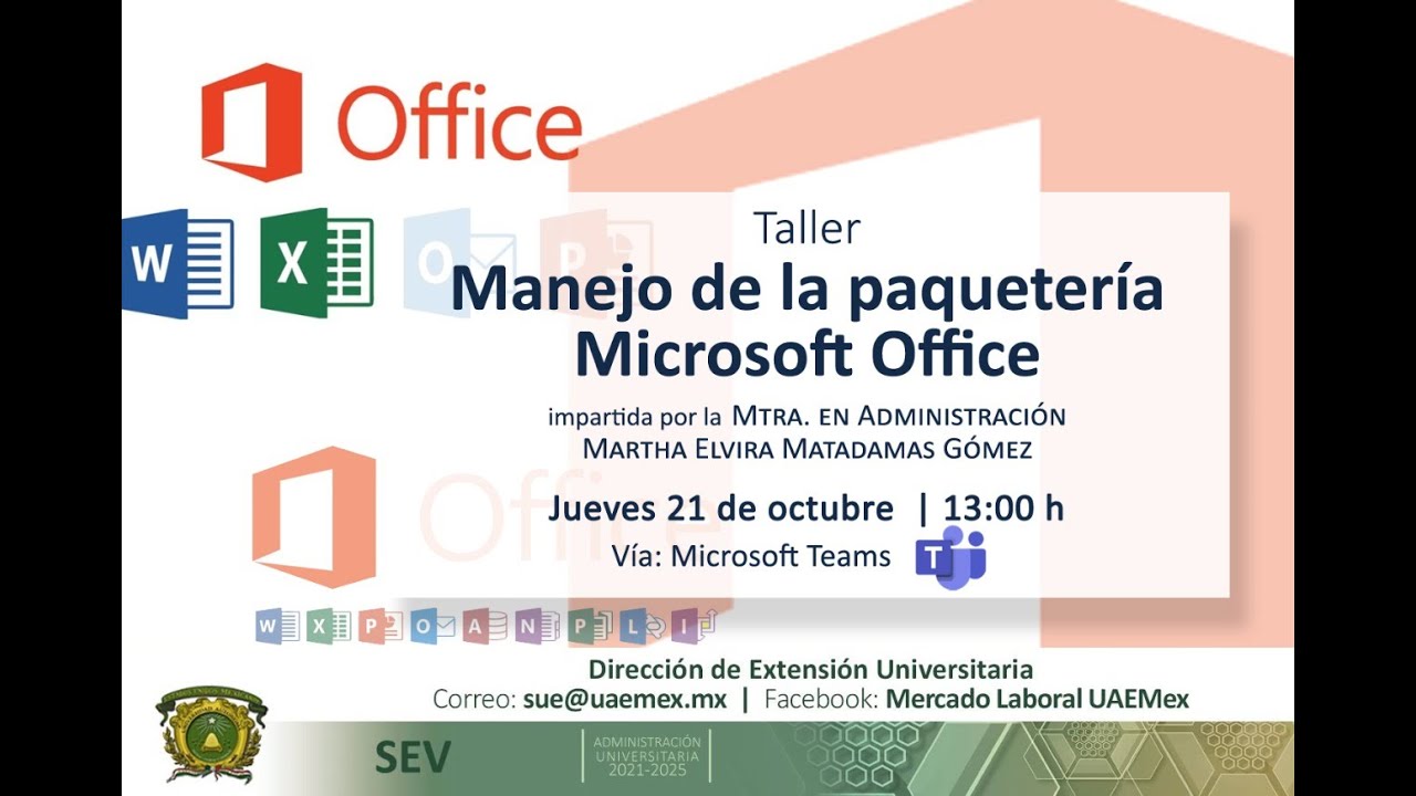 Manejo de la paquetería Microsoft Office - YouTube