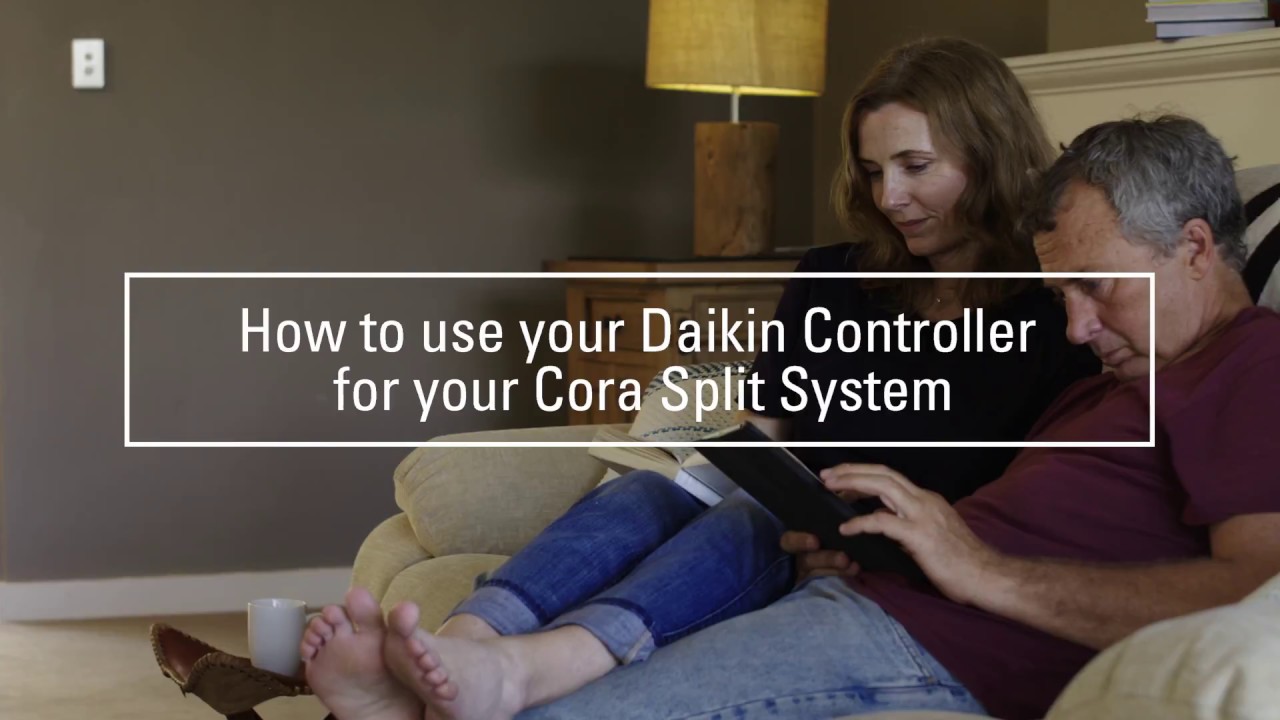 Daikin Australia: How to use your Cora Split System Controller - YouTube