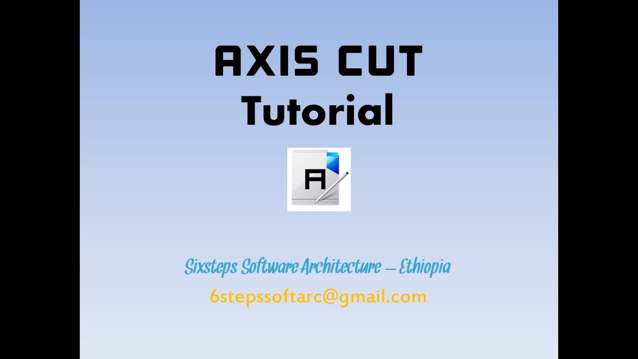 How to Use Axis Cut Amharic Demo / የአክሲስ ከት አጠቃቀም - በአማርኛ - YouTube