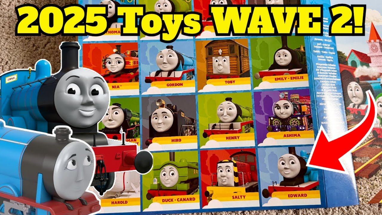 WAVE 2 of 2025 Thomas Motorized + Push Along Toys REVEALED! - YouTube