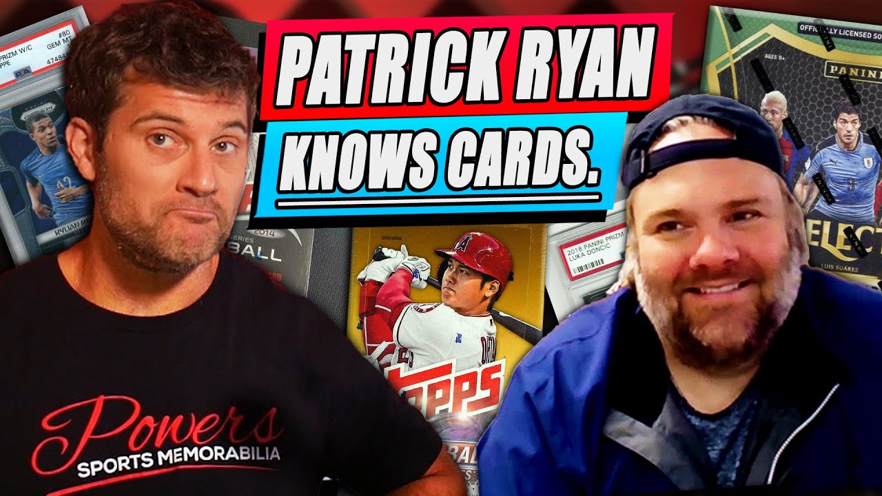 Sports Card Investing Talk with PATRICK RYAN the Card Collecting Pro ...