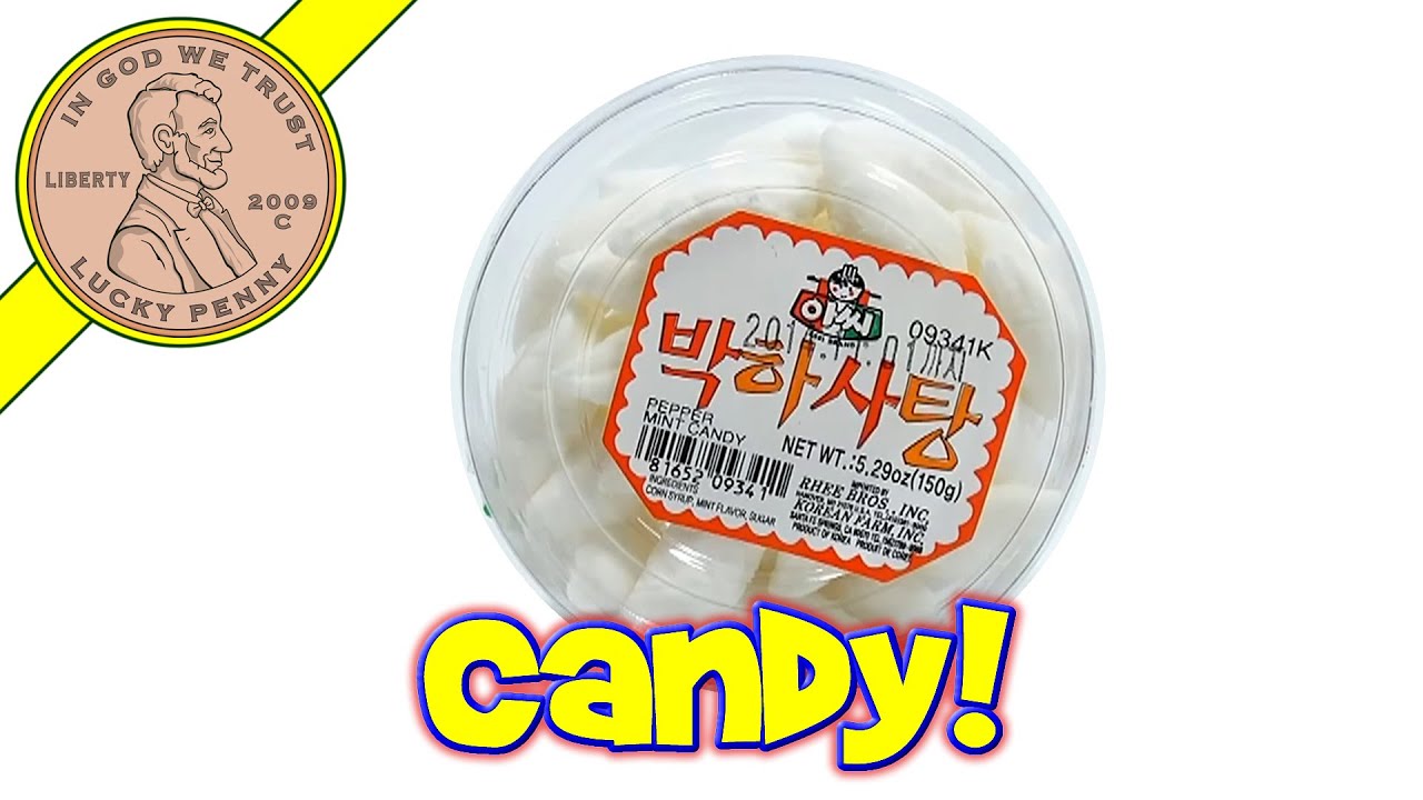 Peppermint Candy, Rhee Bros Inc - Korean Candy Tasting - YouTube