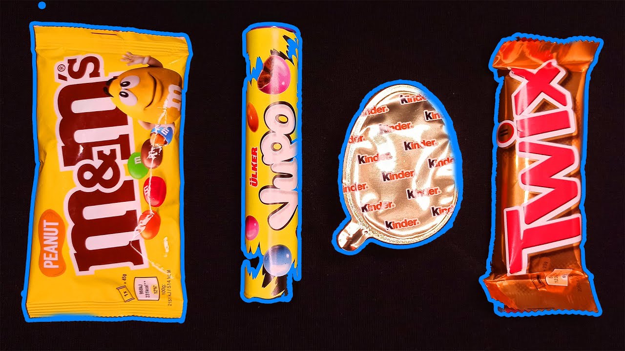 New Some Lot's of Candy Lollipops and Sweets Kinder Joy, M&m’s Yellow ...