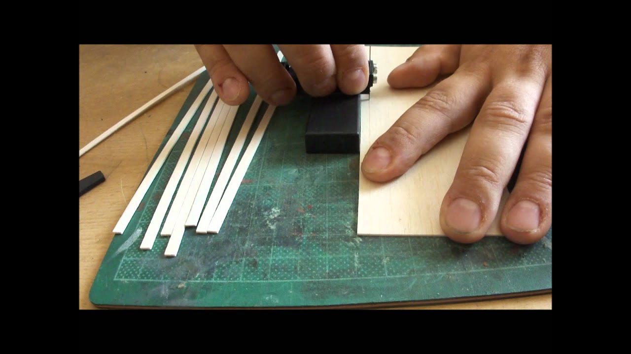Balsa stripper - YouTube