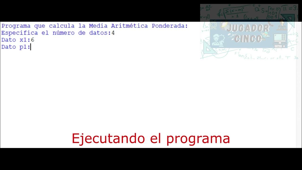 PASATIEMPOS INFORMATICOS-CALCULANDO LA MEDIA PONDERADA CON PYTHON 🐍 - YouTube